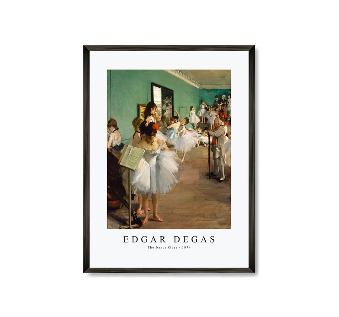 Edgar Degas Art Print | the Dance Class 1874 | Edgar Degas Wall Art ...