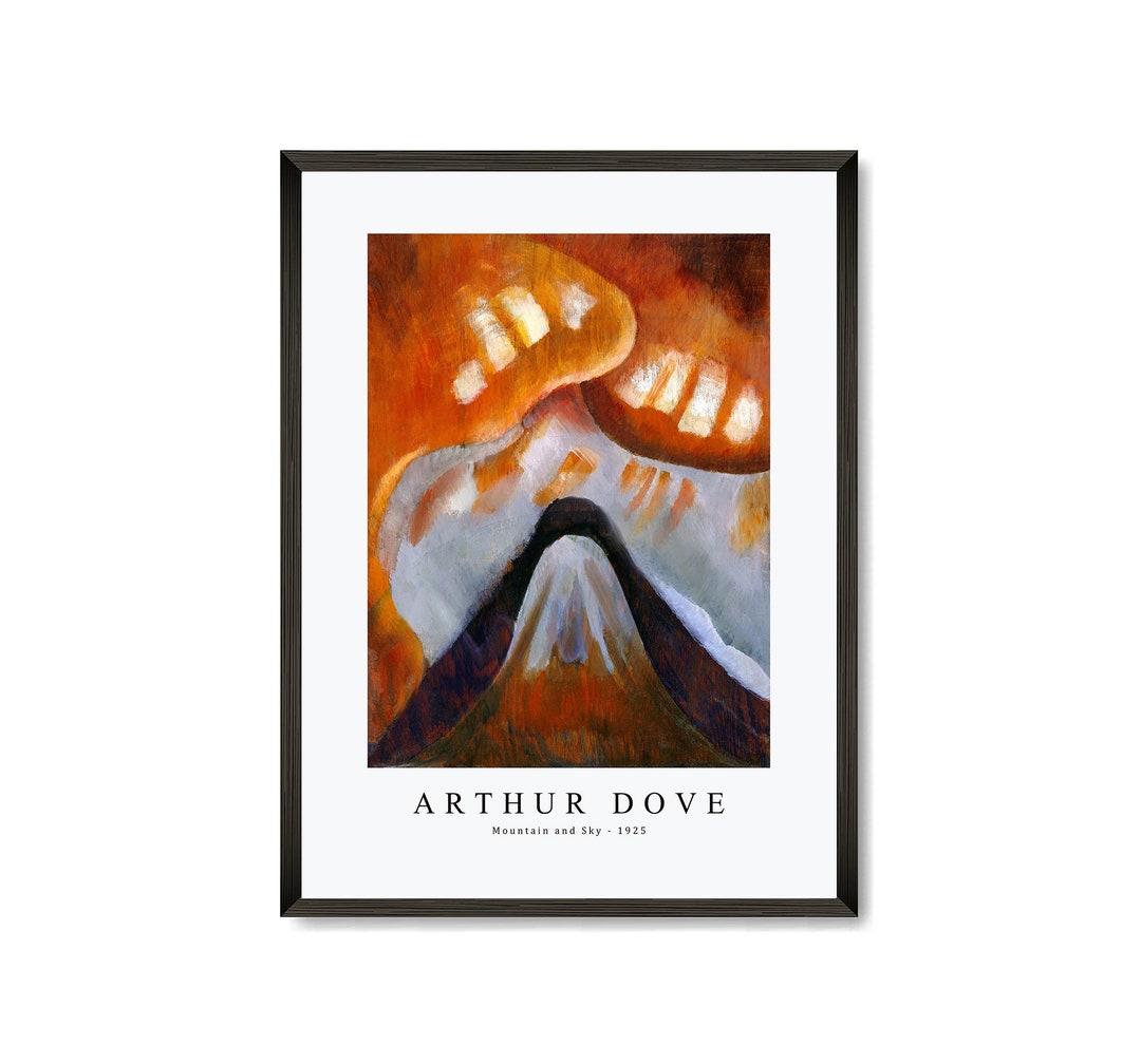 Arthur Dove Art Print | Arthur Dove-mountain and Sky 1925 | Arthur Dove ...