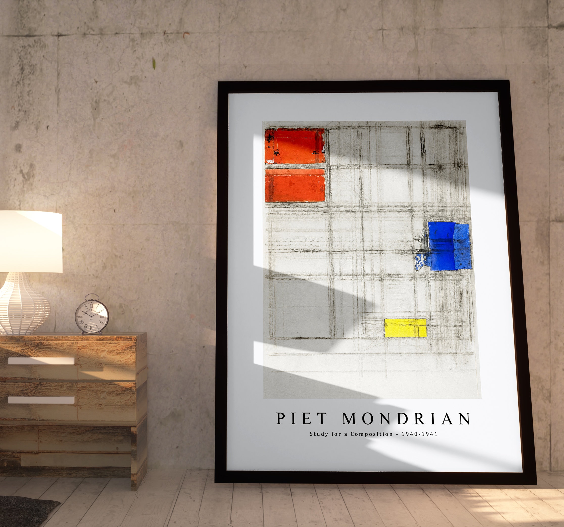 Piet Mondrian Print Download Digital File, Piet Mondrian - Study for a ...
