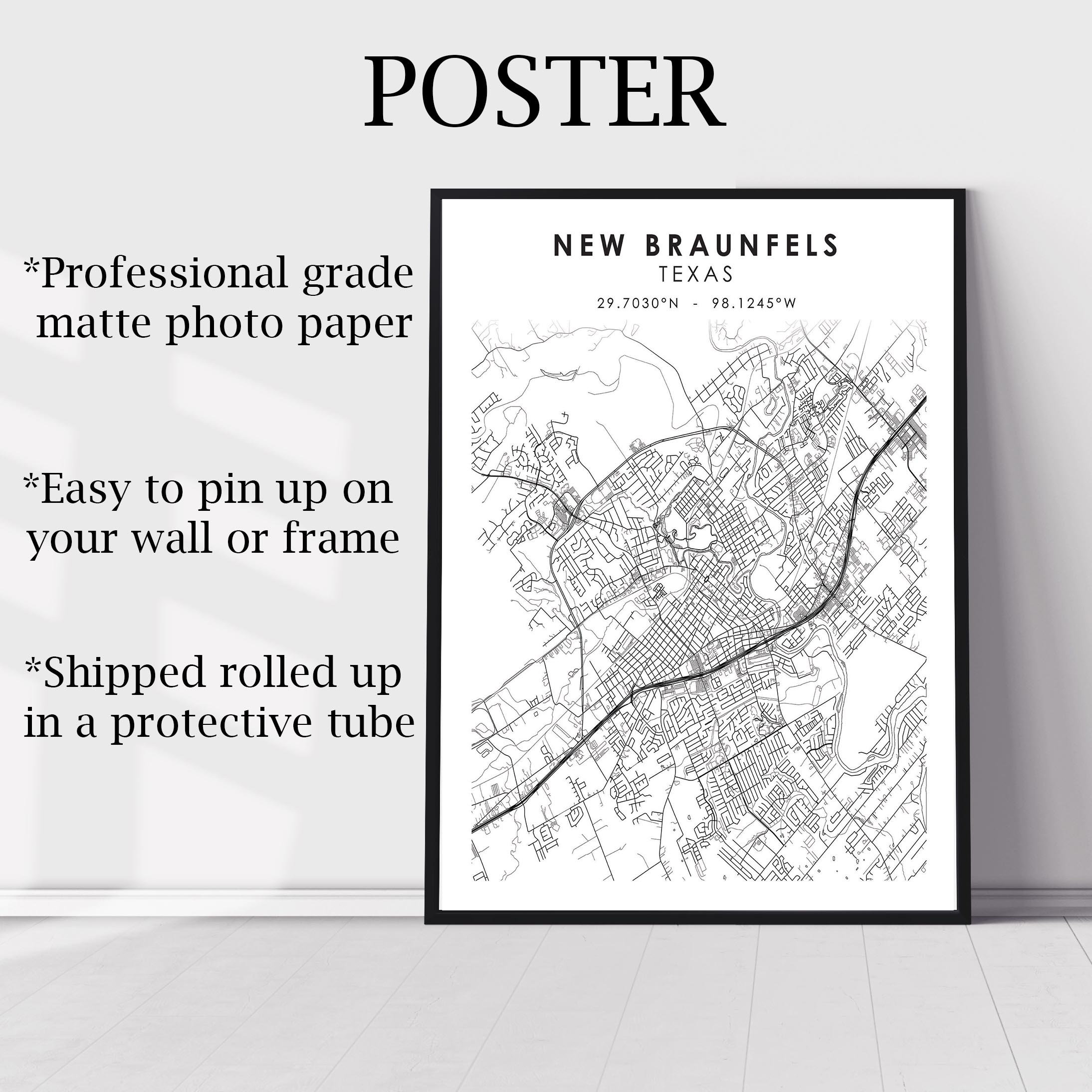 Tubing New Braunfels Map