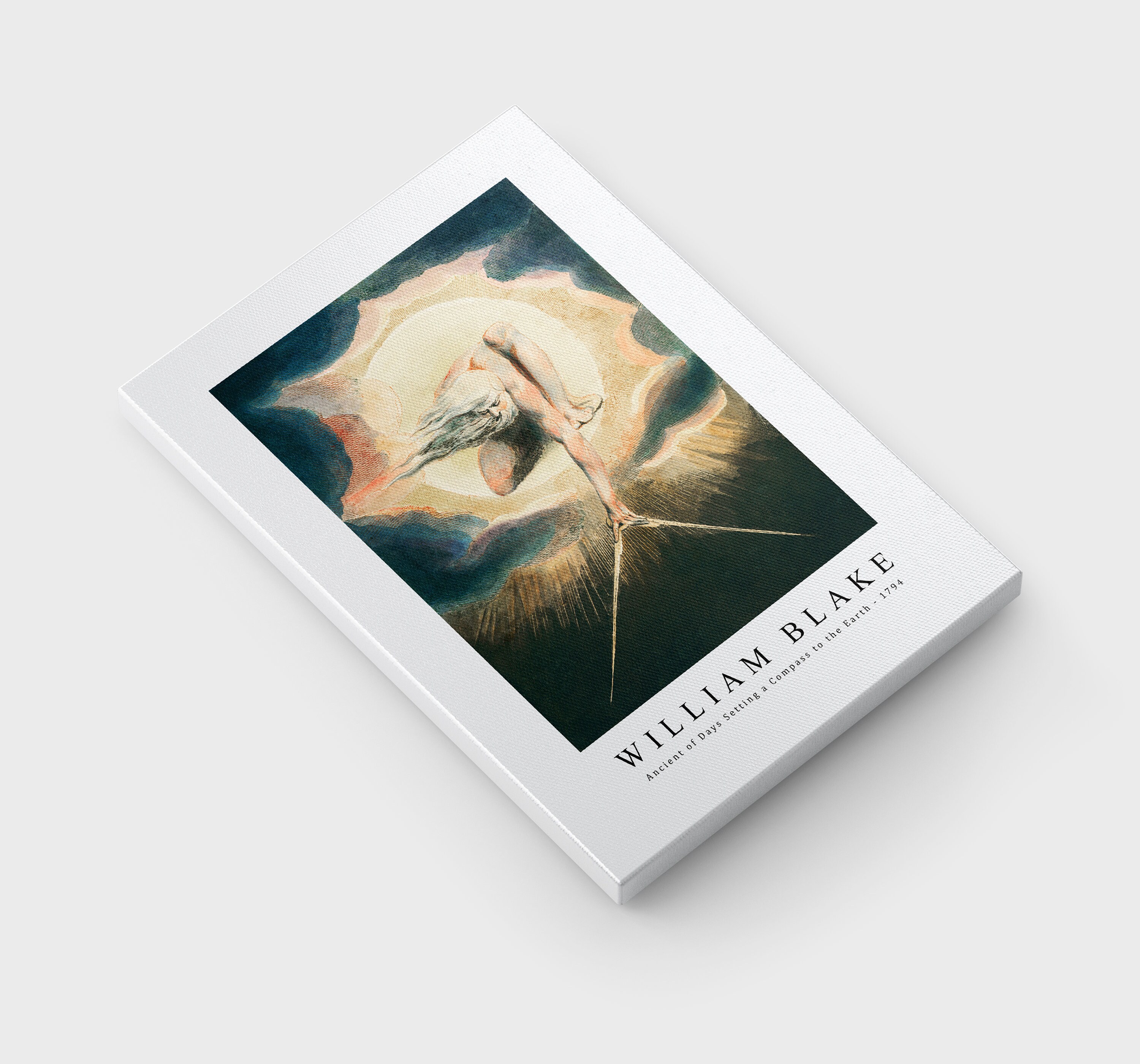 William Blake Art Print | William Blake-ancient of Days Setting a ...