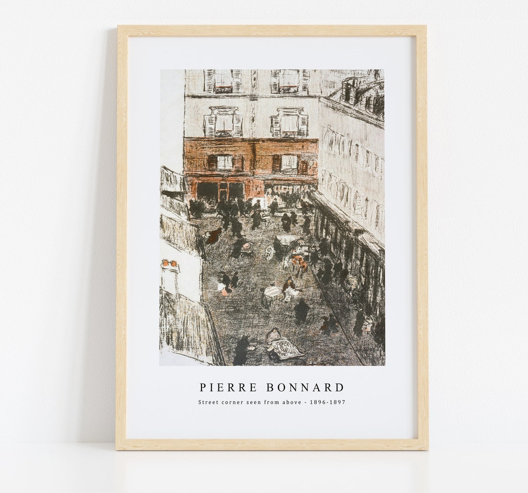 Pierre Bonnard Print Download Digital File - Street Corner Seen From ...