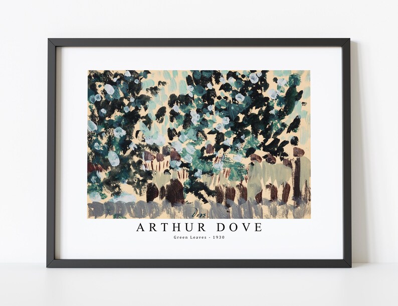 Arthur Dove Print Download Digital File, Arthur Dove - Green Leaves ...