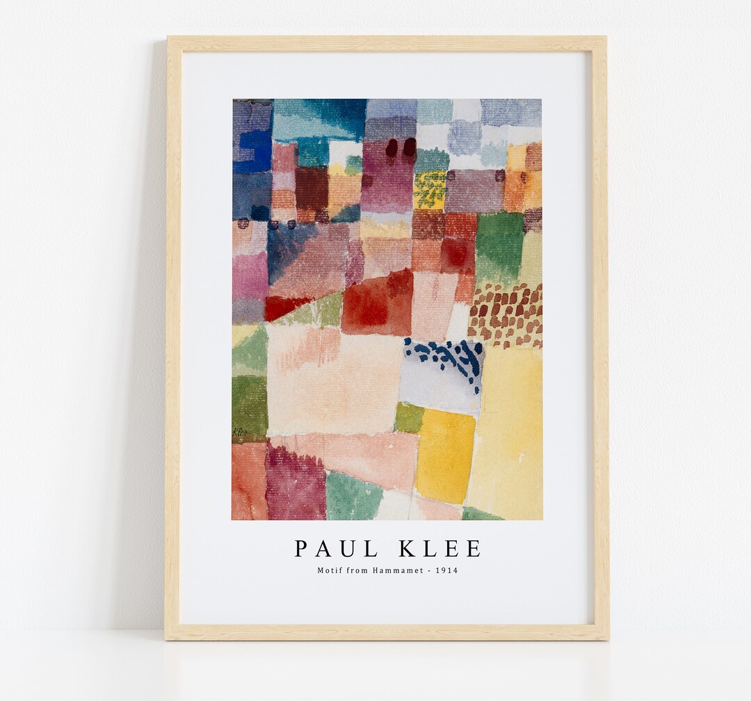Paul Klee Print Download Digital File, Paul Klee - Motif From Hammamet ...