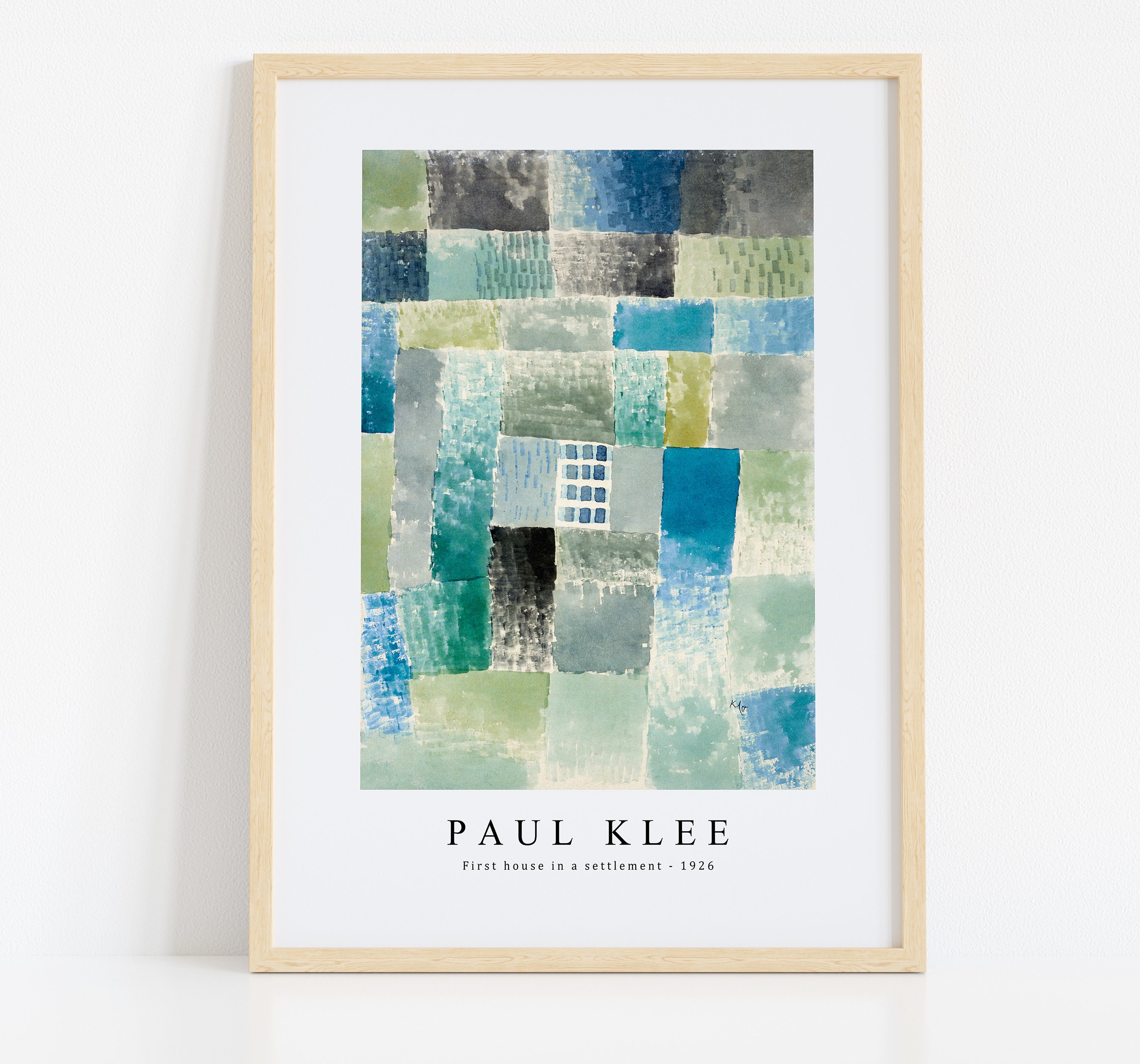 Paul Klee Art Print | Paul Klee-first House in a Settlement 1926 | Paul ...