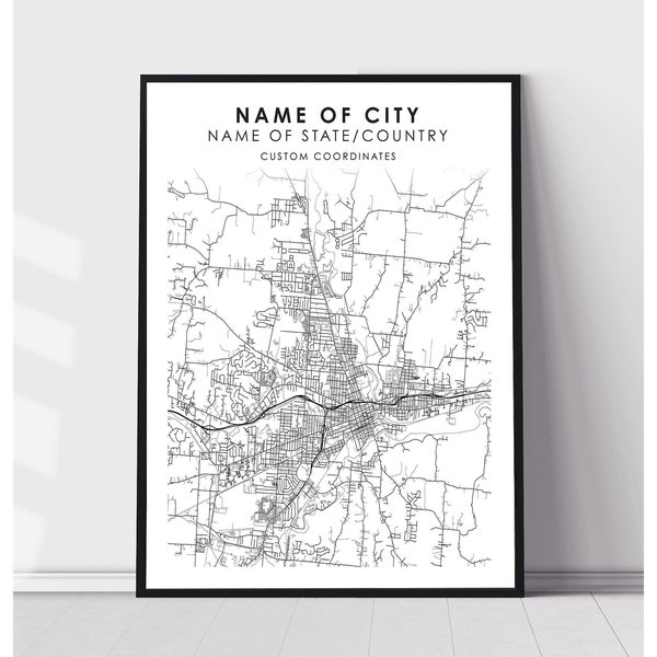 Custom Map - Etsy