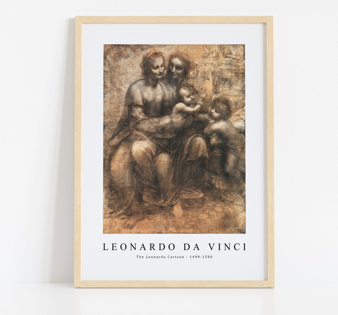 Leonardo Da Vinci Print Download Digital File, Leonardo Da Vinci - the ...