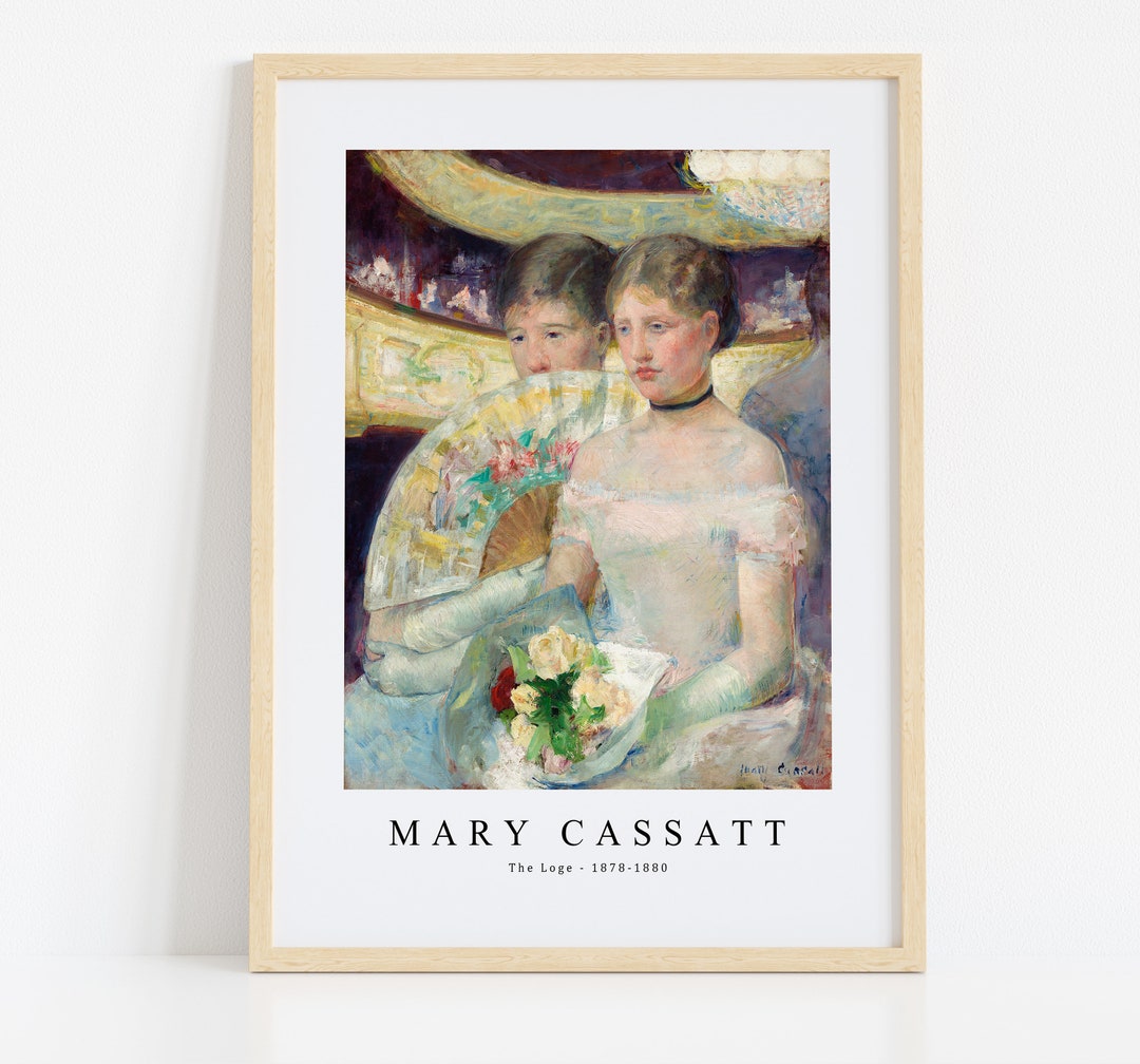 Mary Cassatt Print Download Digital File, Mary Cassatt - the Loge 1878 ...