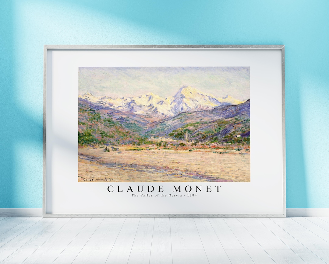 Claude Monet Print Download Digital File, Claude Monet the Valley of ...
