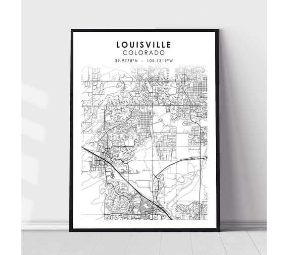 Map Of Downtown Louisville Colorado K & I Louisville Area Map