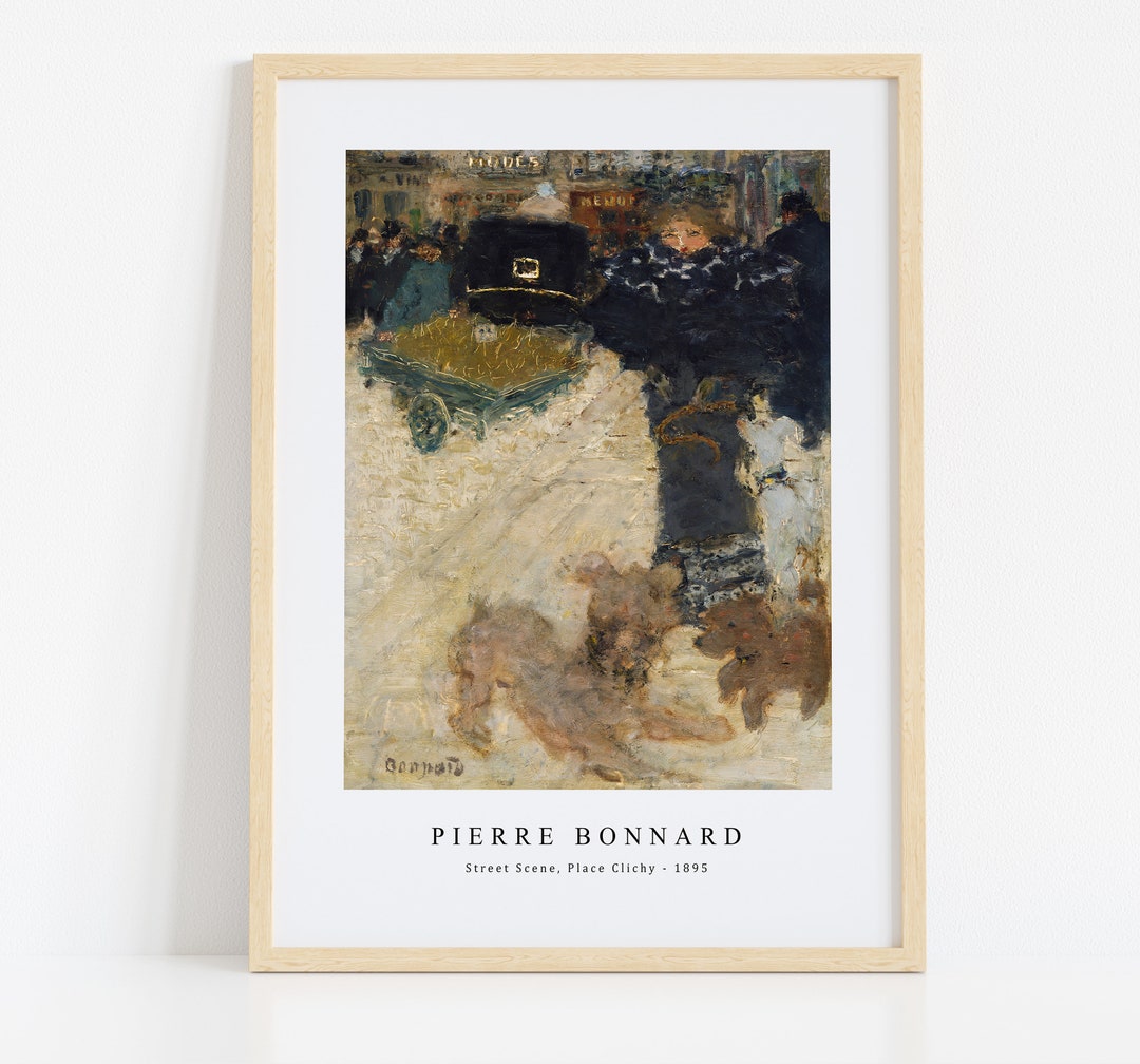 Pierre Bonnard Print Download Digital File - Street Scene, Place Clichy ...