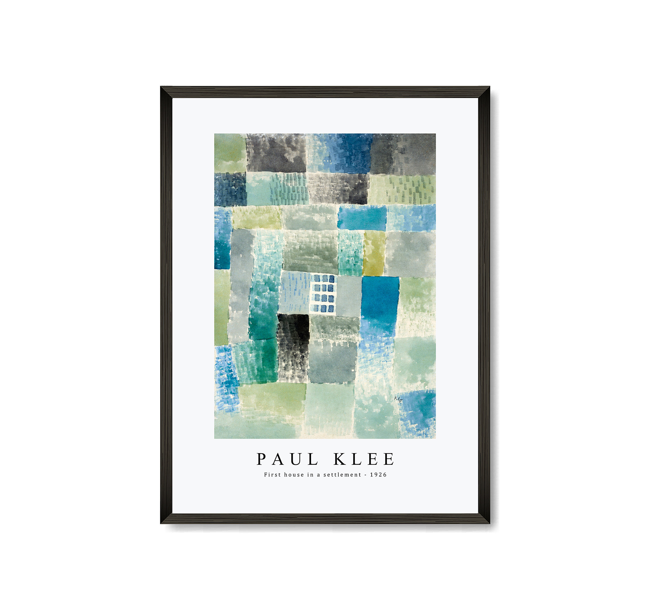 Paul Klee Art Print | Paul Klee-first House in a Settlement 1926 | Paul ...
