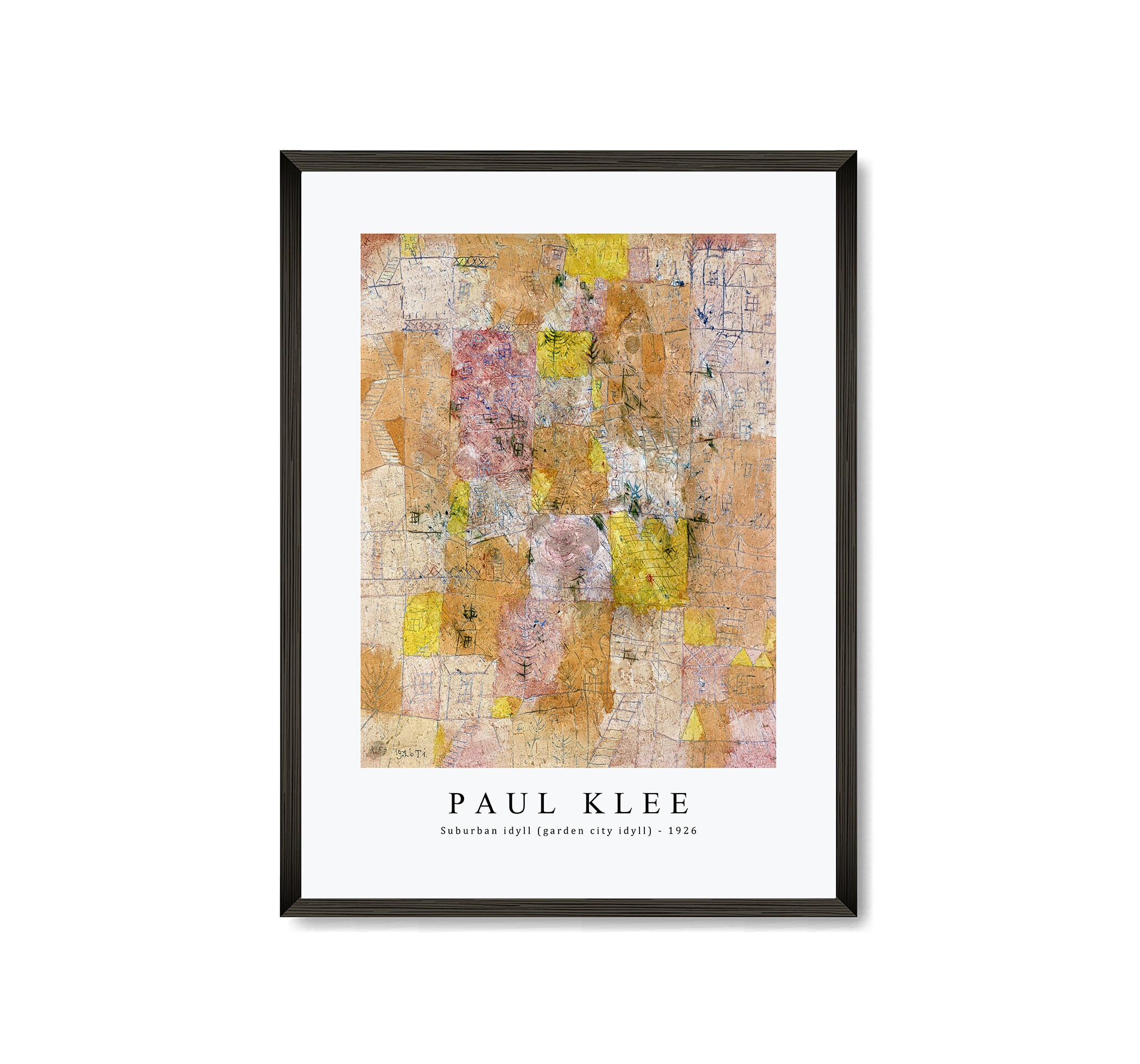 Paul Klee Print Download Digital File Paul Klee Suburban - Etsy