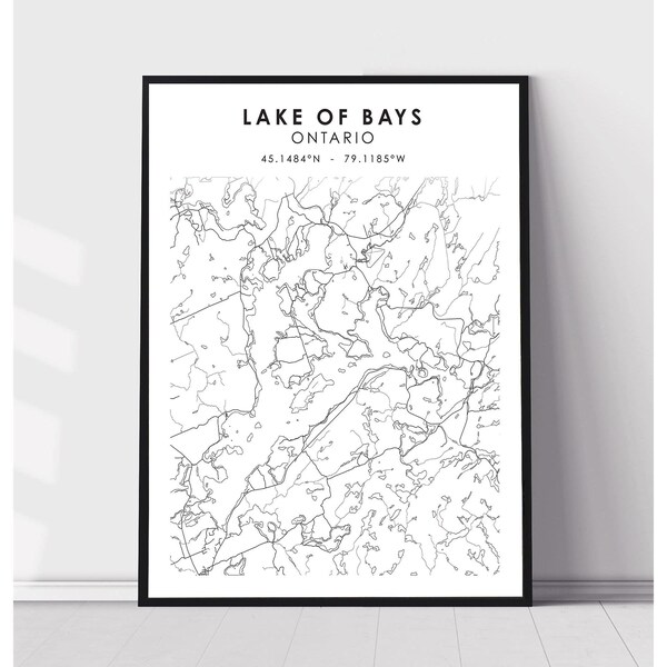 Lake Ontario Map Svg - Etsy