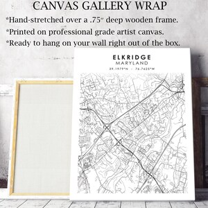 Elkridge Map Print | Elkridge Maryland Map Print | Elkridge Maryland ...