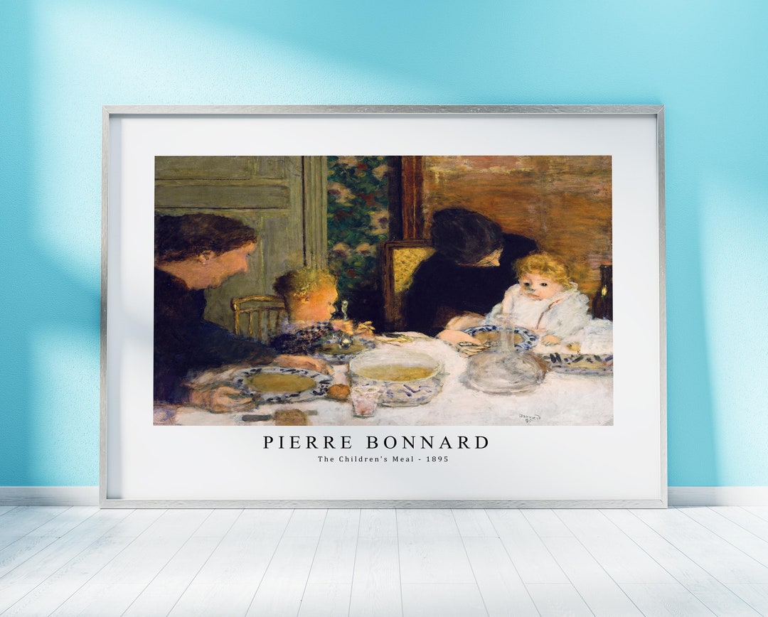 Pierre Bonnard Print Download Digital File - the Children's Meal (1895 ...