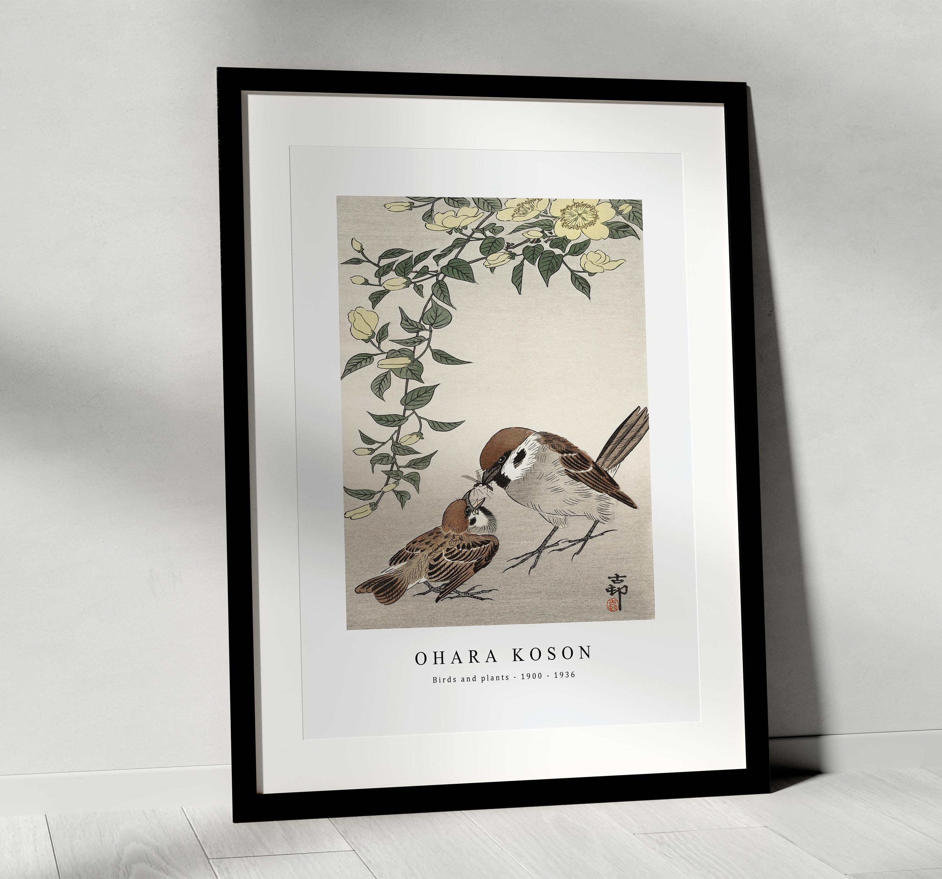 Ohara Koson Print Download Digital File Birds and Plants - Etsy