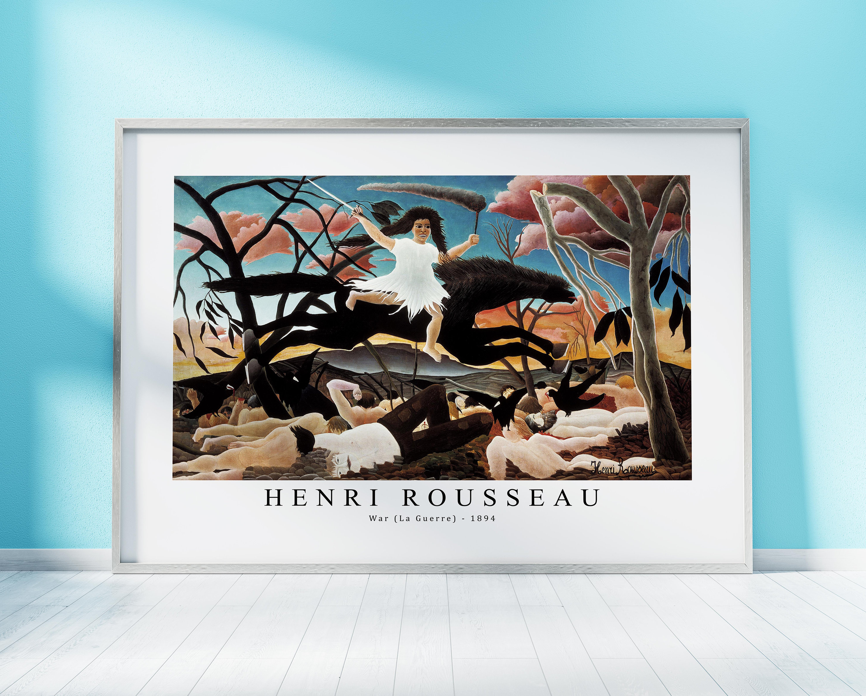 Henri Rousseau Art Print | Henri Rousseau-war (la Guerre) 1894 | Henri ...