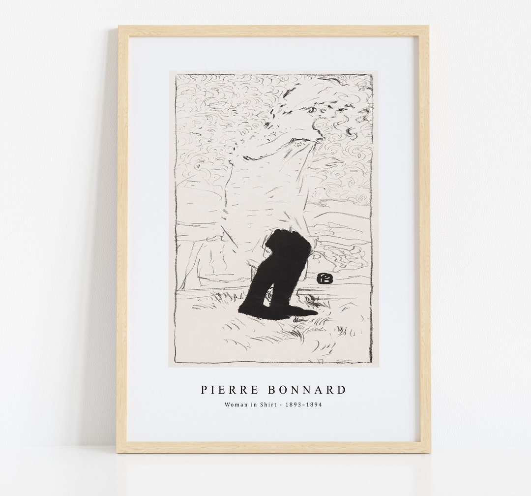 Pierre Bonnard Print Download Digital File - Woman in Shirt (1893–1894 ...