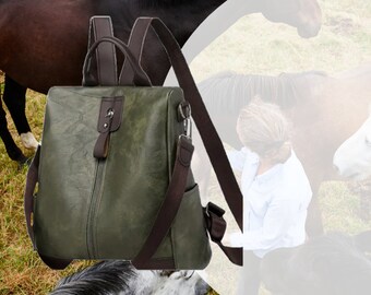 Orange and Black Backpack, Csaxekecna School Bag, Waterproof Travel or ...