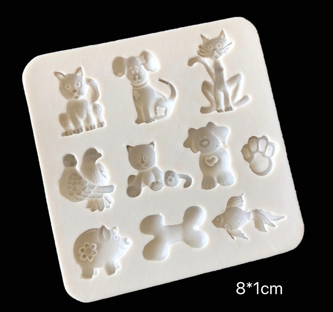 Animal Matte Silicone Mold Epoxy Mold Epoxy Resin Soap Mold Fondant ...