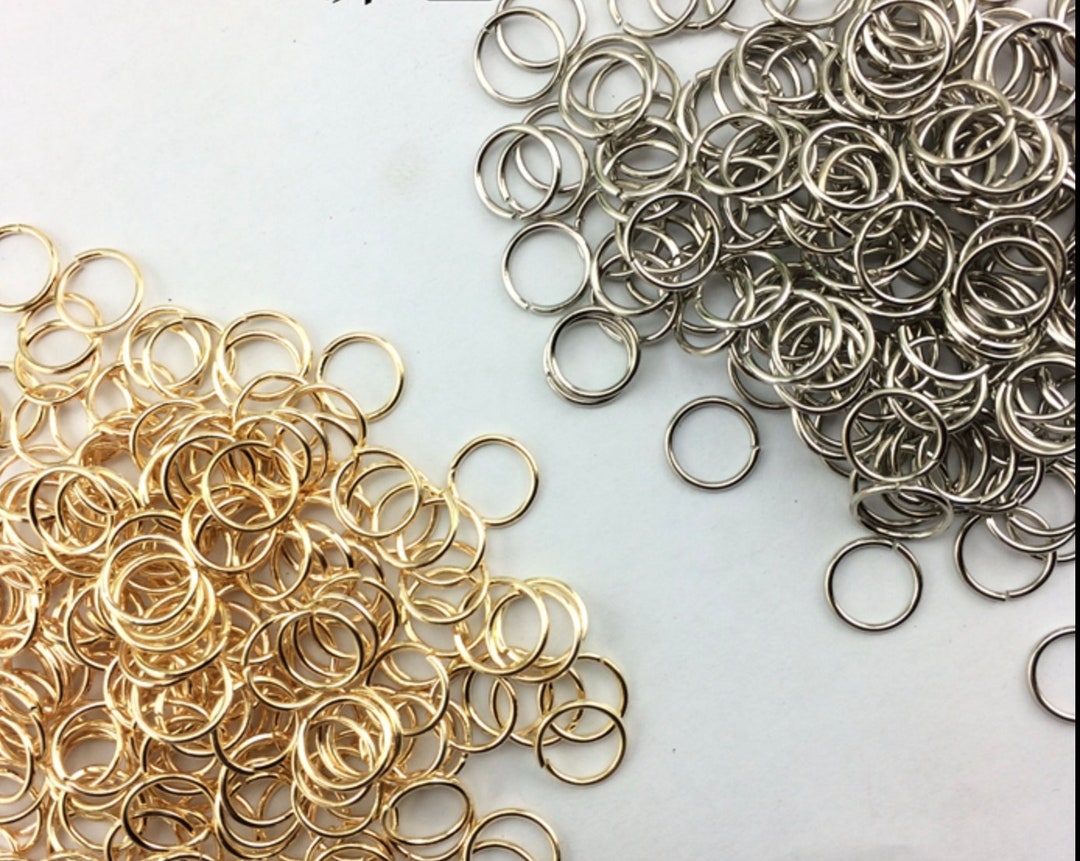 100pcs Open Eyelets Binder Rings Connectors Split Rings Eyelets Jewelry ...