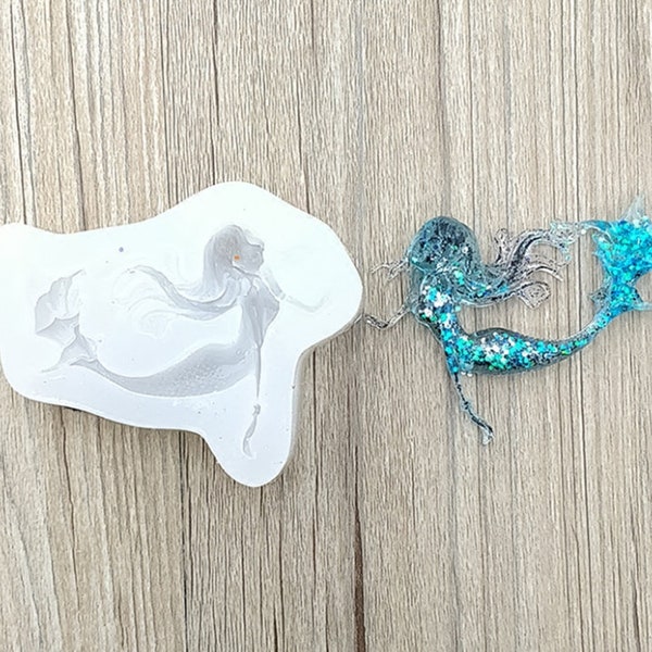 Mermaid Resin Mold - Etsy
