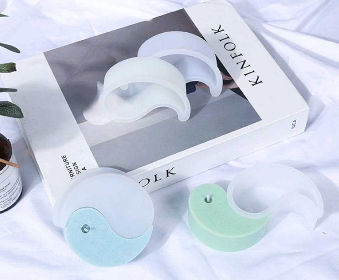 Yin Yang Silicone Mold Resin Craft Resin Molding Casting Alternative ...