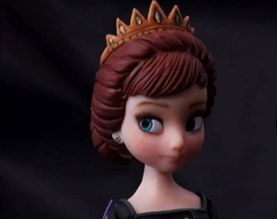 Forzen Anna Lisa Doll Face Silicone Mold Resin Resin Molding Casting ...