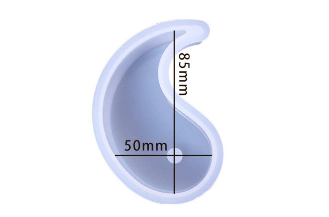 Yin Yang Silicone Mold Resin Craft Resin Molding Casting Alternative ...
