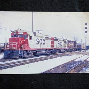 Soo Line Railroad Postcard - Etsy
