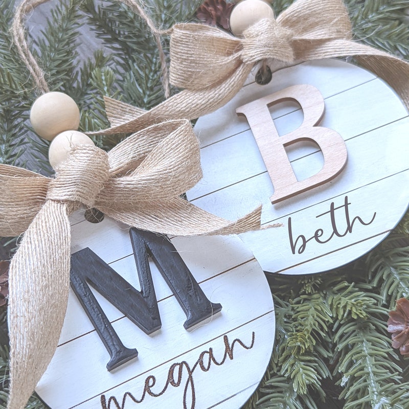 Monogram Ornament - Etsy