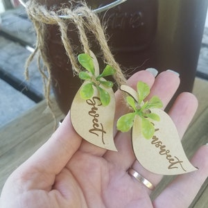 2 Custom Laser Cut Wood Tea Tag Labels, Sweet Tea Unsweet Tea, - Etsy