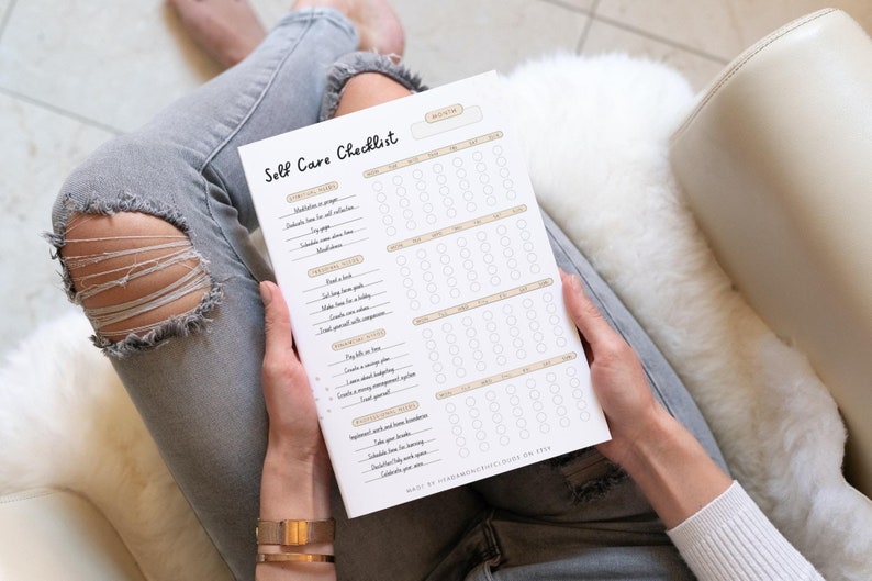 Self Care Journal Printable Daily Routine Planner Self Care - Etsy UK