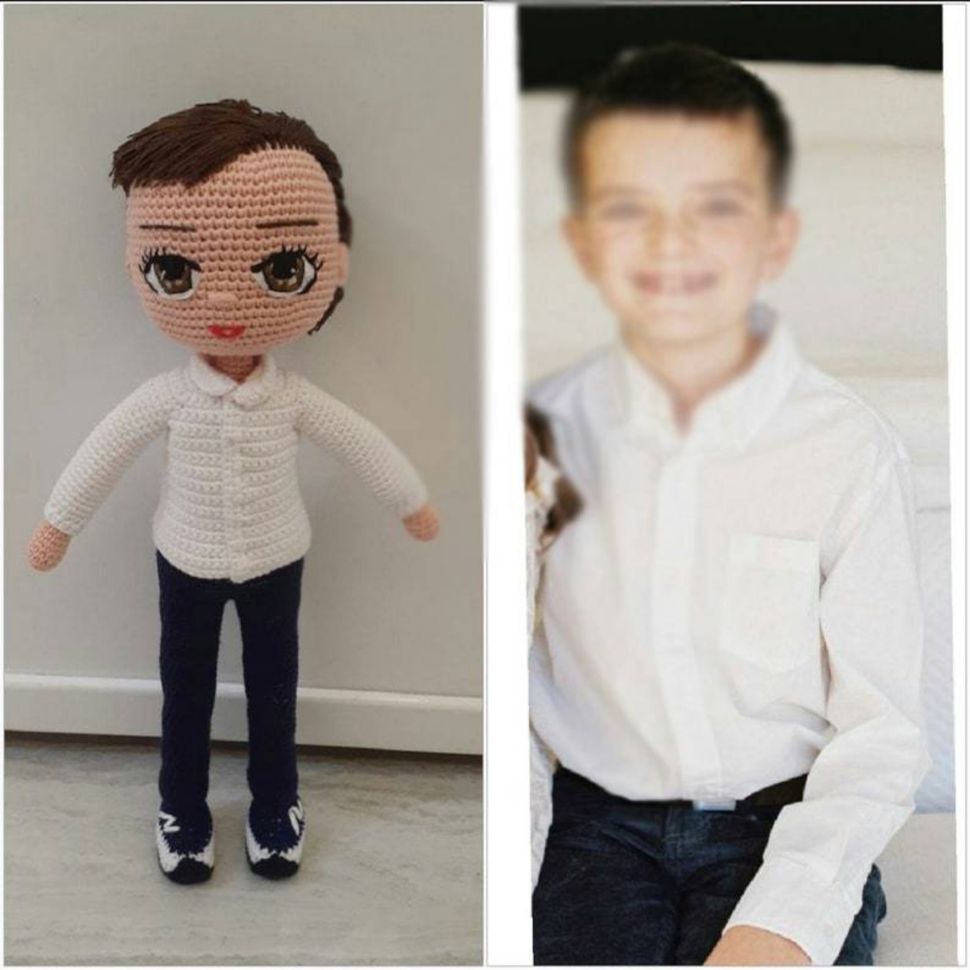 Look Alike Doll Reborn Crochet Knitted Cotton Yarn Amigurumi - Etsy