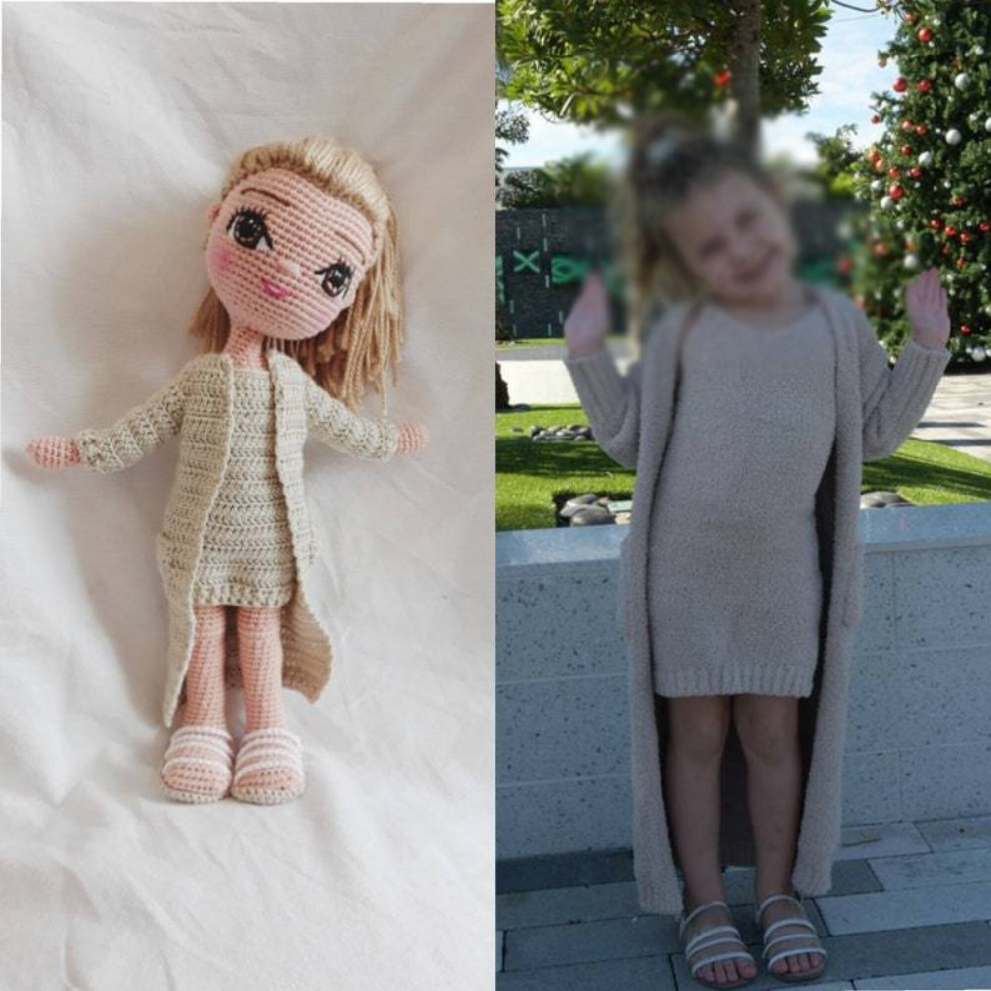 Look Alike Doll Reborn Crochet Knitted Cotton Yarn Amigurumi - Etsy