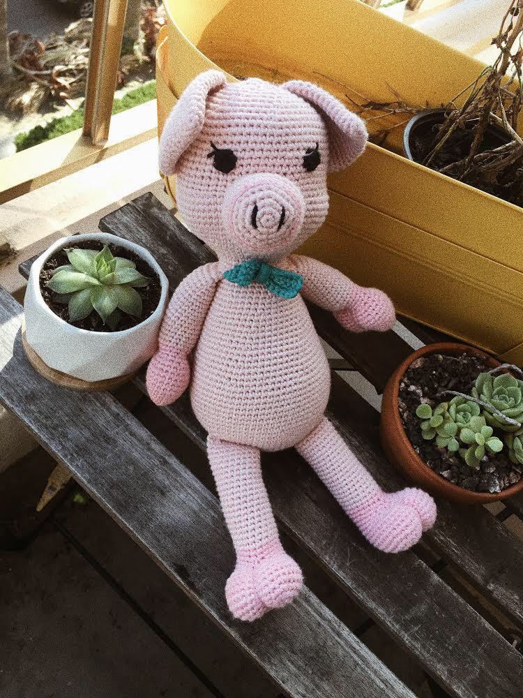 Pig Animal Stuff Handmade Doll for Newborn Toys Custom Baby - Etsy