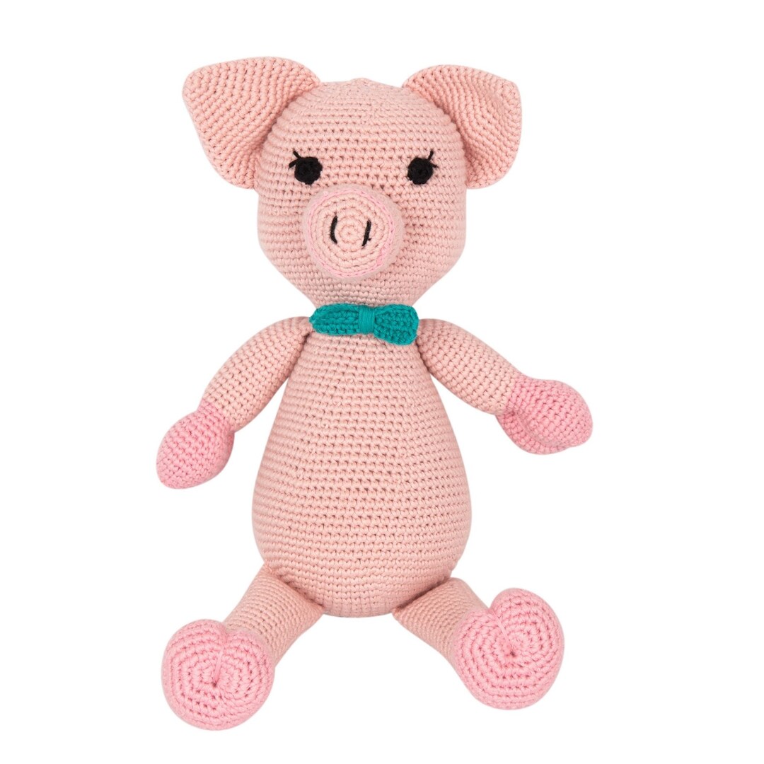 Pig Animal Stuff Handmade Doll for Newborn Toys - Custom Baby Doll for ...