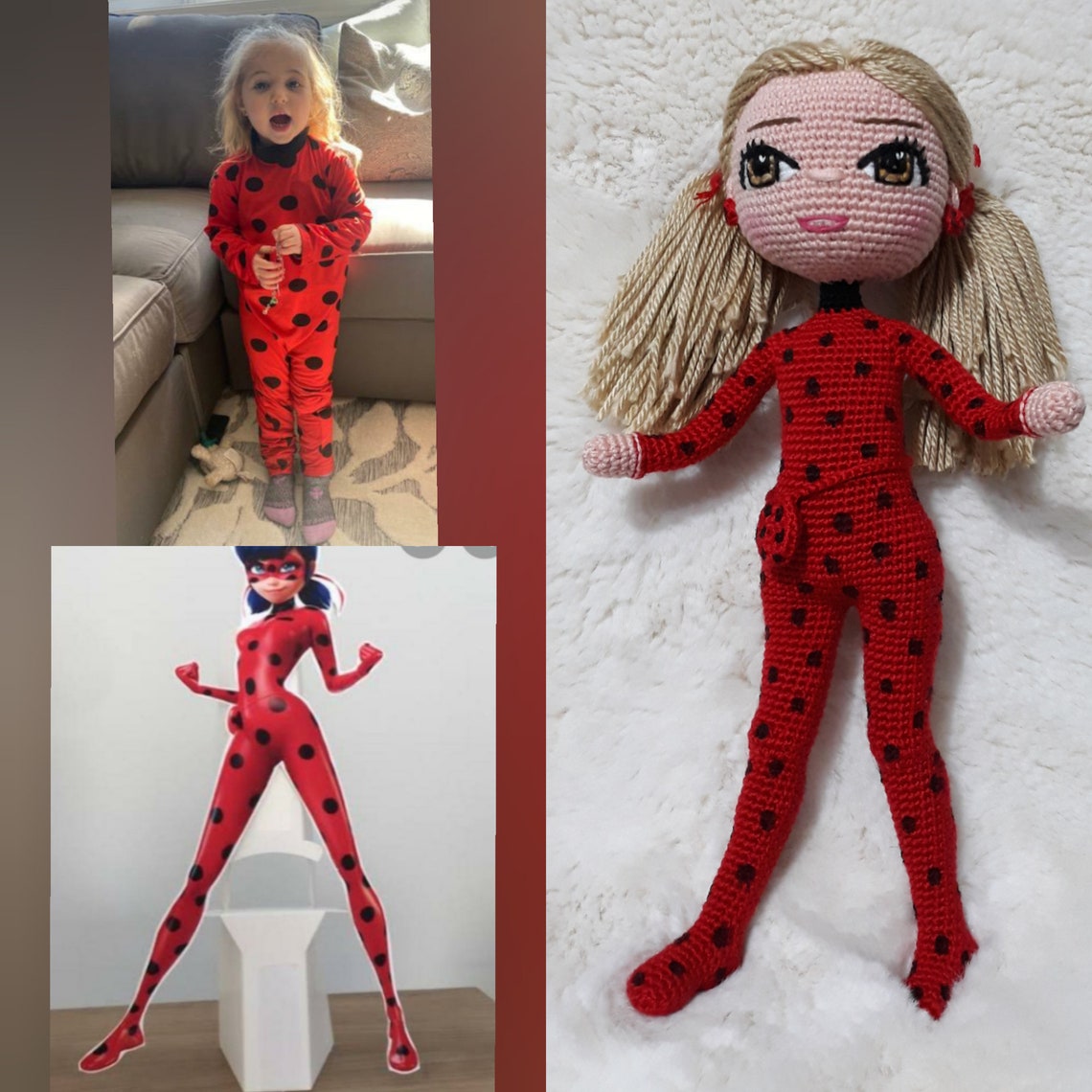 Look Alike Doll Amigurumi Mini Me Portrait Doll Cotton Yarn | Etsy