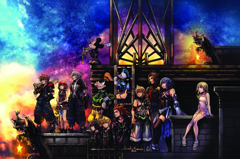 Kingdom Hearts 3 Poster | Etsy