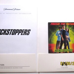 Clockstoppers Movie Press Kit (2002) - Etsy