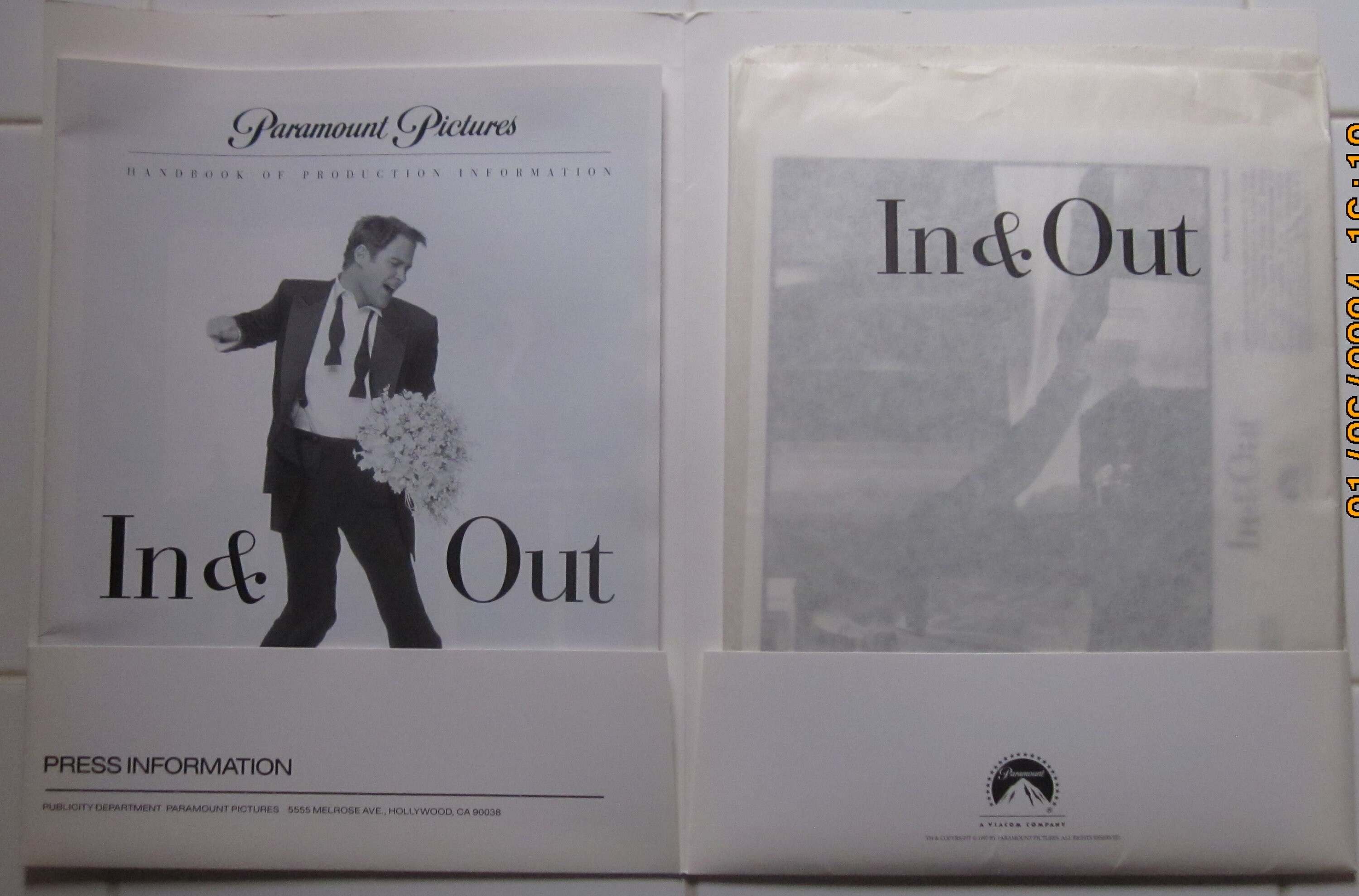 In and Out Kevin Kline Movie Press Kit 1997 - Etsy