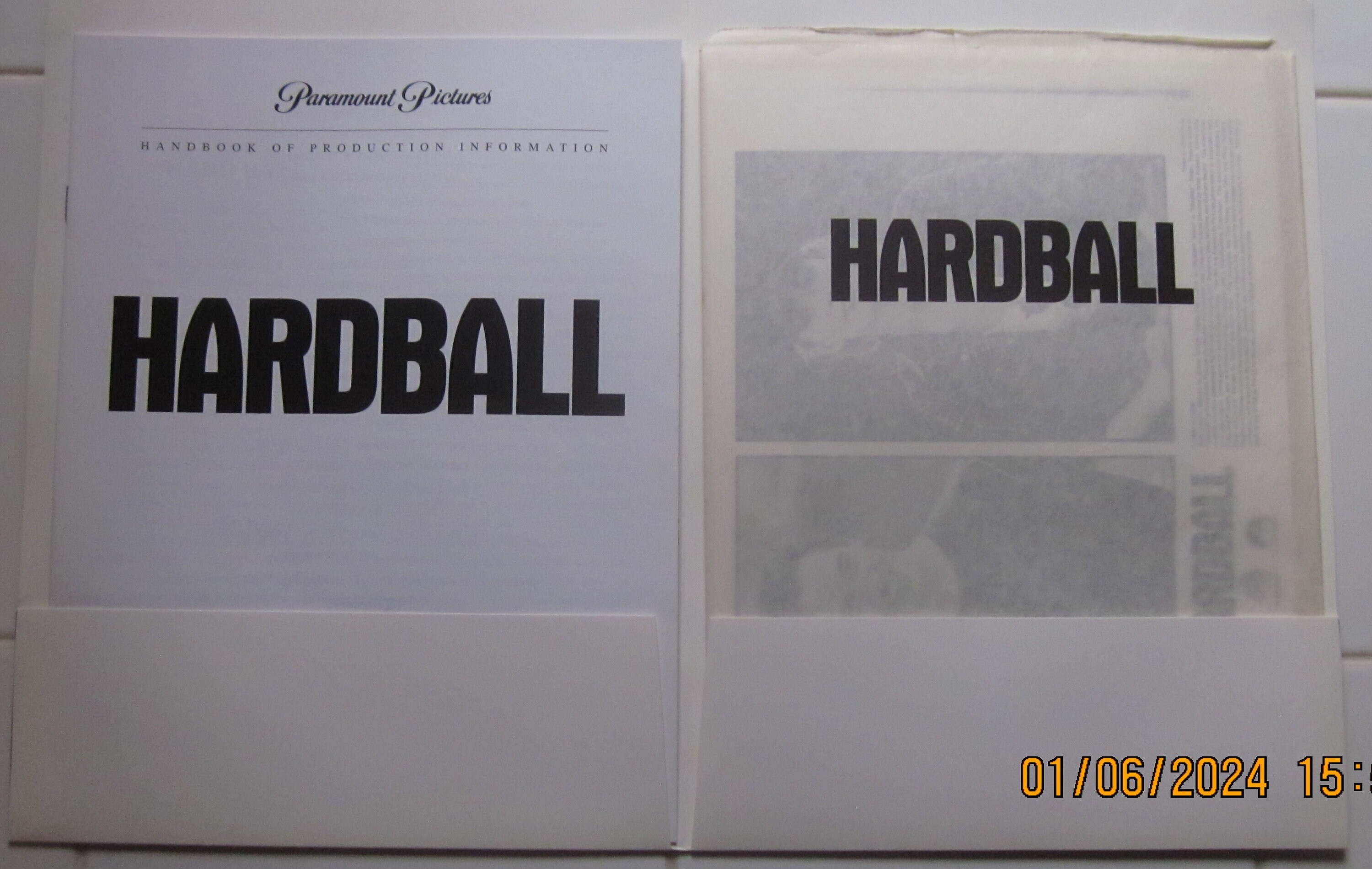 Hardball Movie Keanu Reeves Press Kit 2001 - Etsy