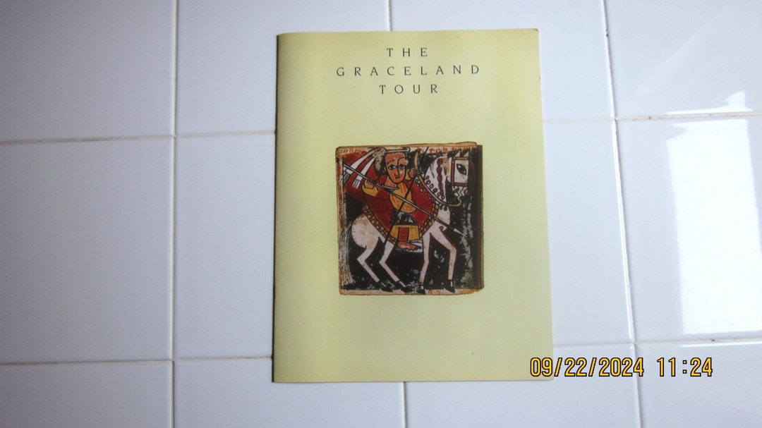 Paul Simon the Graceland Tour Official Tour Program (1987) - Etsy