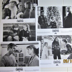 All I Want for Christmas Movie Press Kit Folder and Film Photos (1991 ...