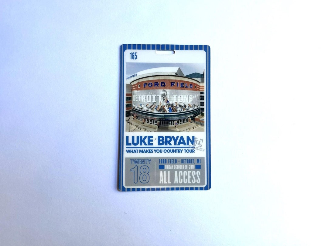 Luke Bryan What Makes You Country Tour Ford Field Authentic All Access ...
