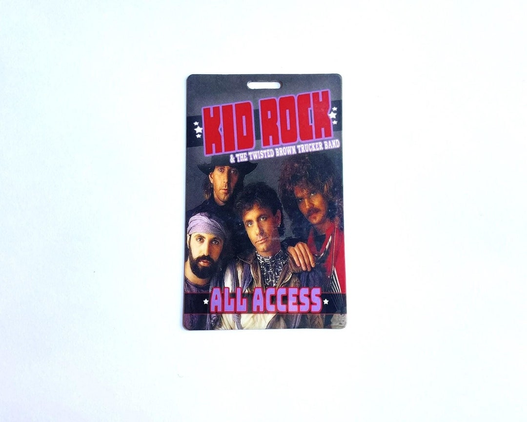 Kid Rock Authentic Crew All Access Laminate Tour Pass - Etsy