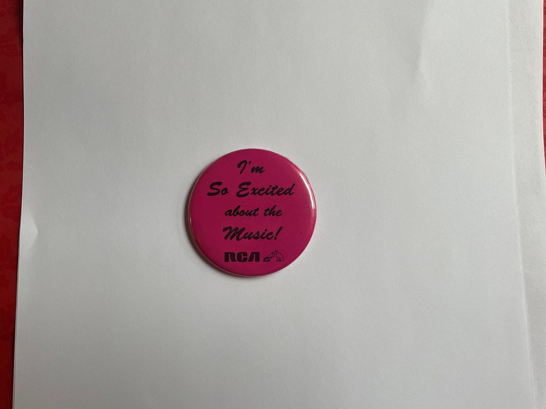 Pointer Sisters Vintage "so Excited" Button Pin (1982) - Etsy