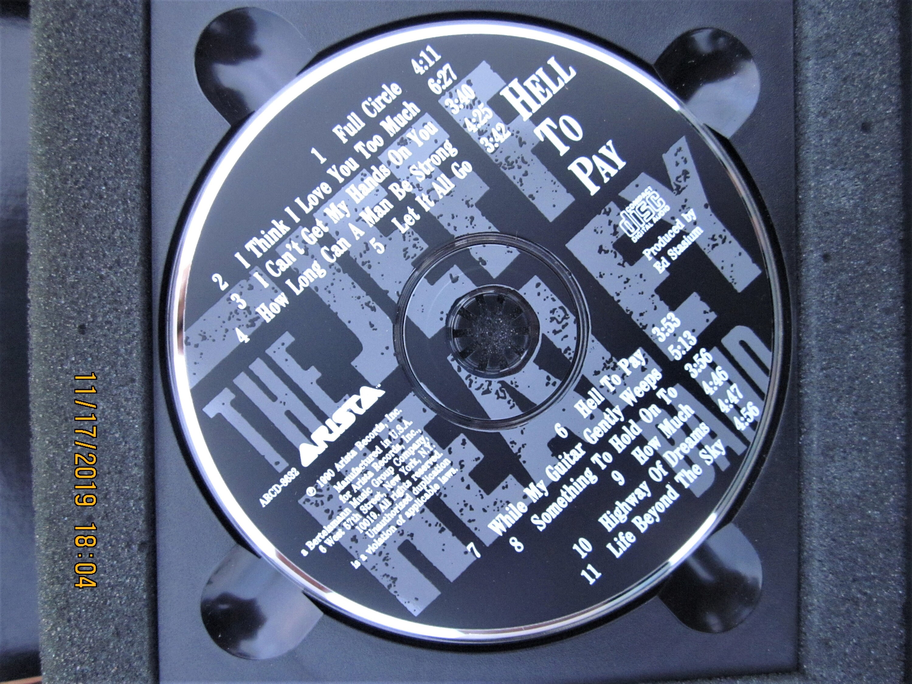 The Jeff Healey Band Hell To Pay Rare Vintage Etsy Uk