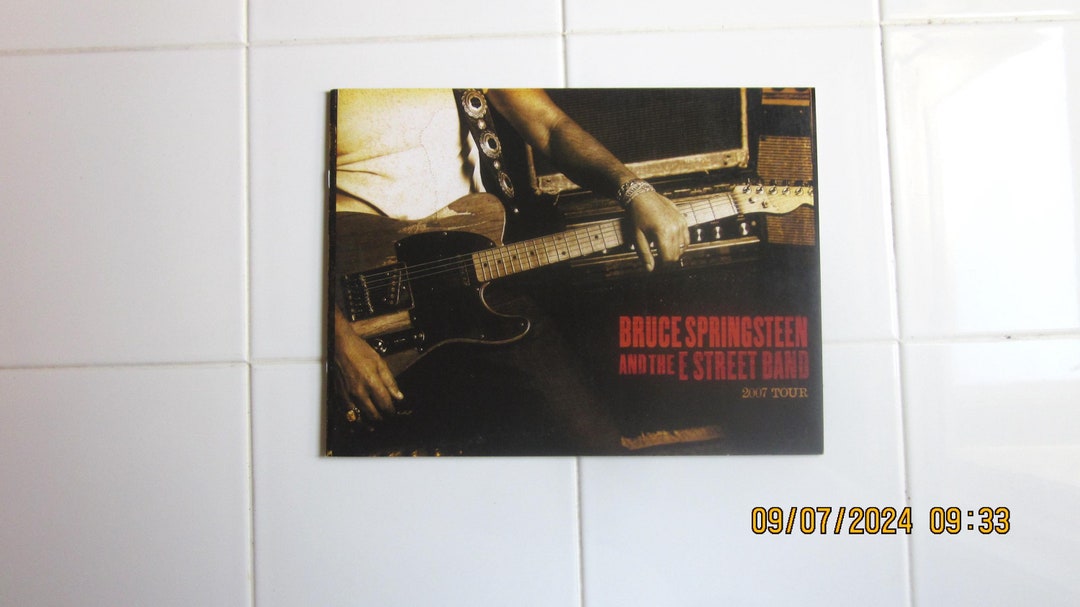 Bruce Springsteen and the E Street Band 2007 Tour Book - Etsy